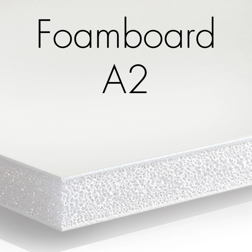 Foamboard Vit 5mm A2 20 st/fp | Farg.nu