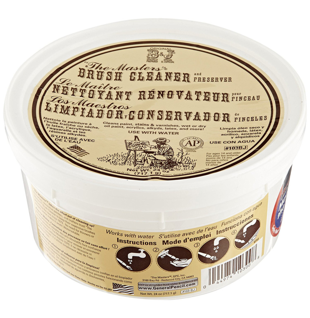 Original B&J "The Masters" Brush Cleaner and Preserver penseltvätt 717g ...