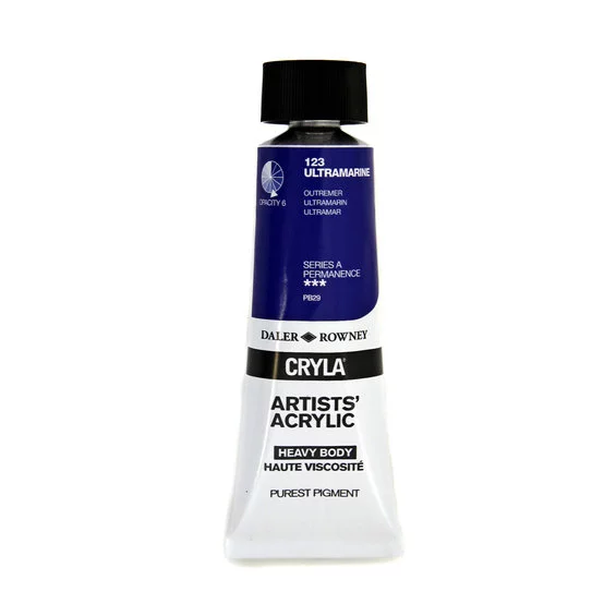 Daler-Rowney Cryla Artists' Acrylic 75ml Ultramarine - Farg.nu